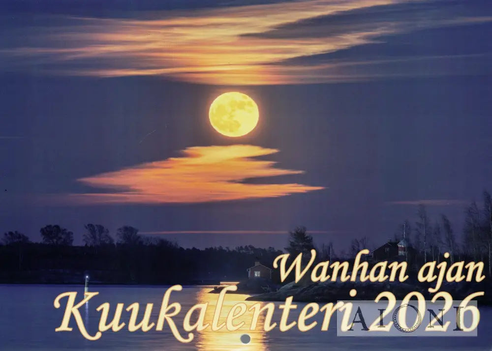 Wanhan ajan Kuukalenteri 2026 – AIONI kirjakauppa & antikvariaatti